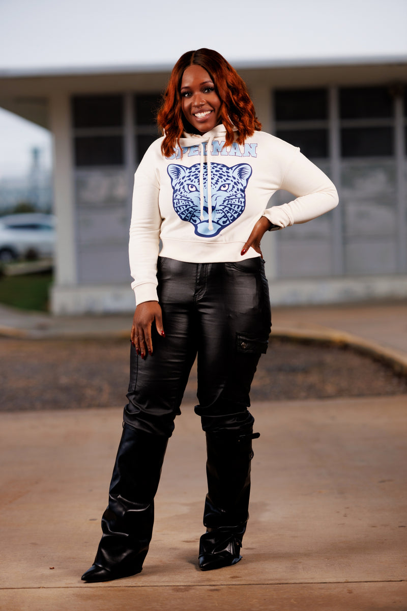 Spelman Cropped Hoodie – Black Renaissance Clothing