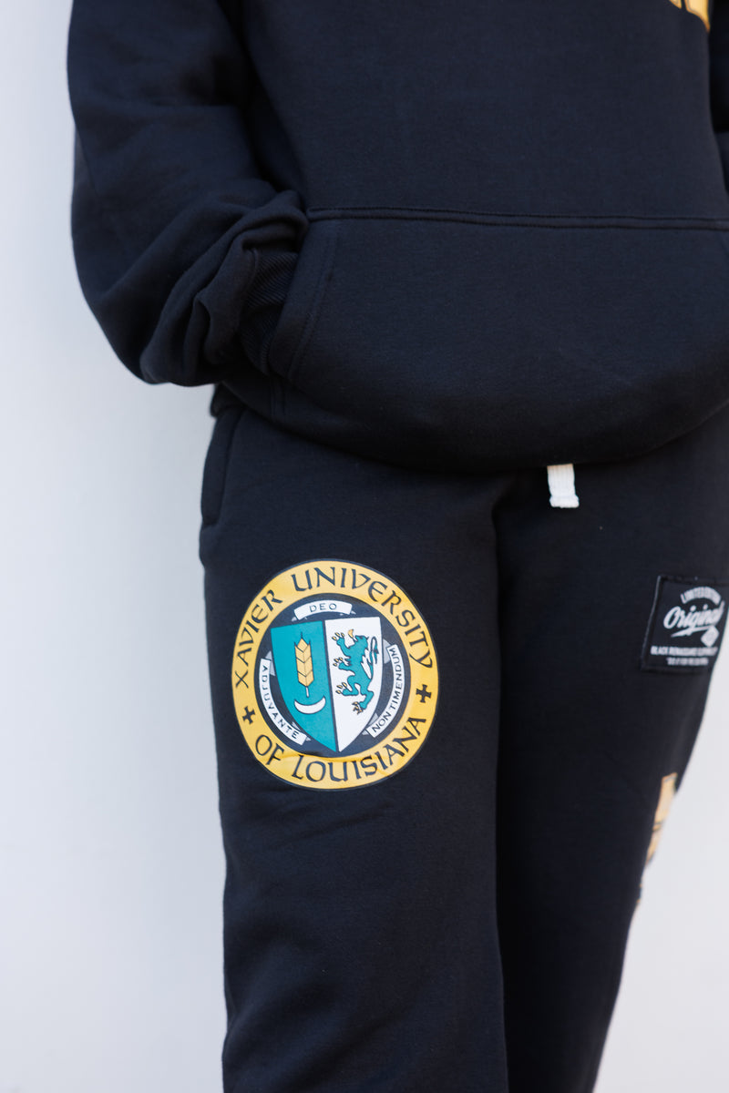 Xavier Arch Unisex Open-Leg Sweatpants – Black Renaissance Clothing